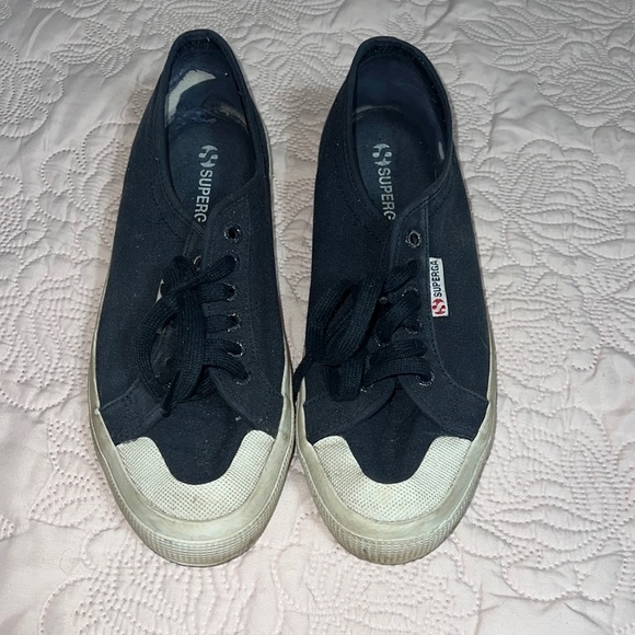 Superga | Shoes | Superga 275 Cotu Classic Sneakers Navy White Size 05 ...
